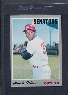 1970 Topps #014 Hank Allen Senators NM/MT *8300 | eBay