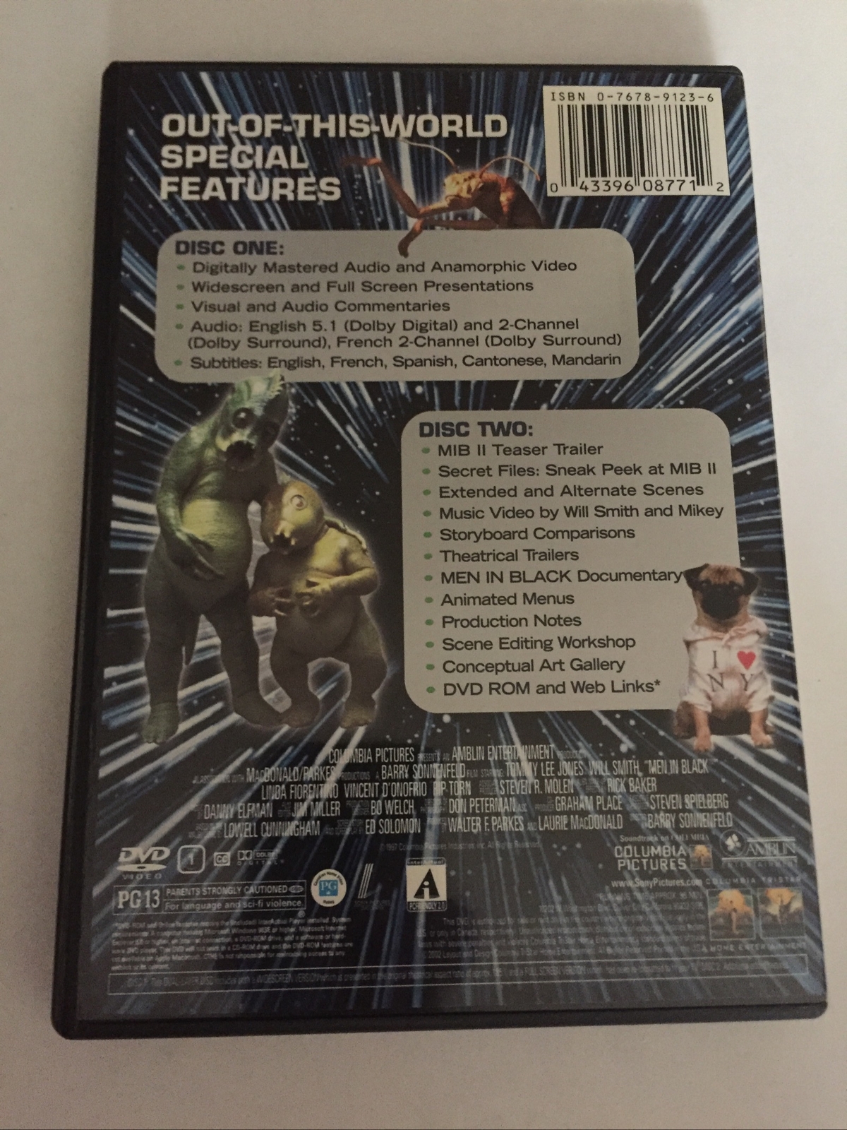 Men In Black (DVD, 1997, 2-Disc Set, Deluxe Edition) 43396087712| eBay