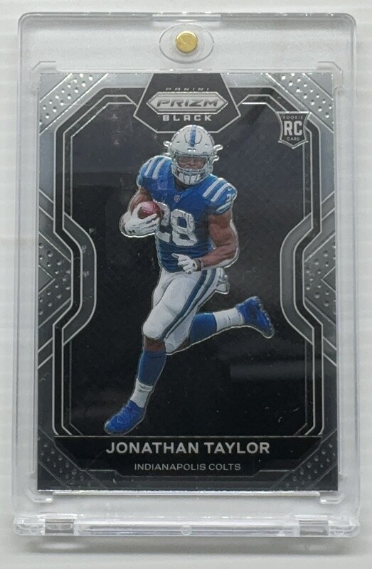 2020 Panini Chronicles Prizm Black Jonathan Taylor Rookie RC #PB-7 ...