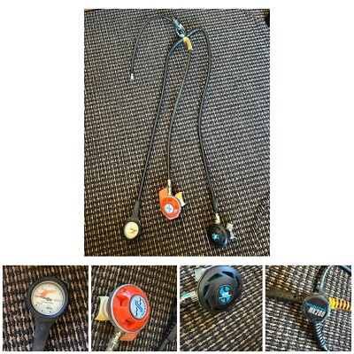 Scuba diving gear scubapro MK 200 regulator, G200, Sherwood, PSI Gauge ...