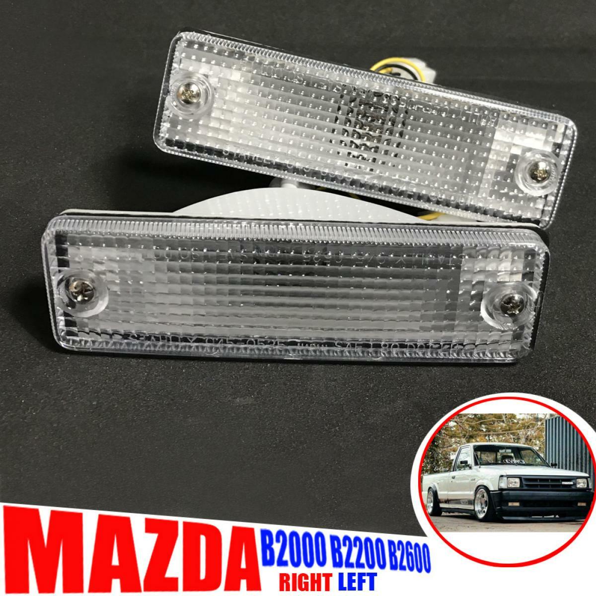Bumper Lamp Indicator Lights Lh Rh Fit Mazda B Series B2000 B2200 B2600 ...