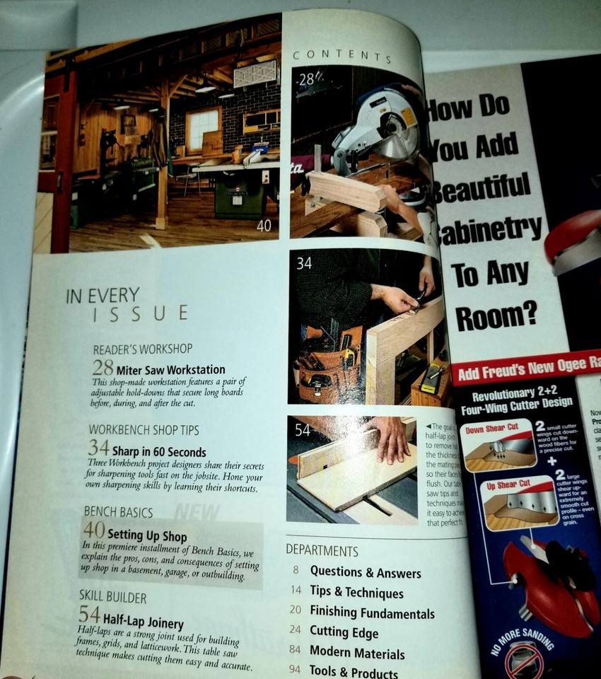 Workbench Magazine. Bench Basics. Entry Divider. February 2005. | eBay