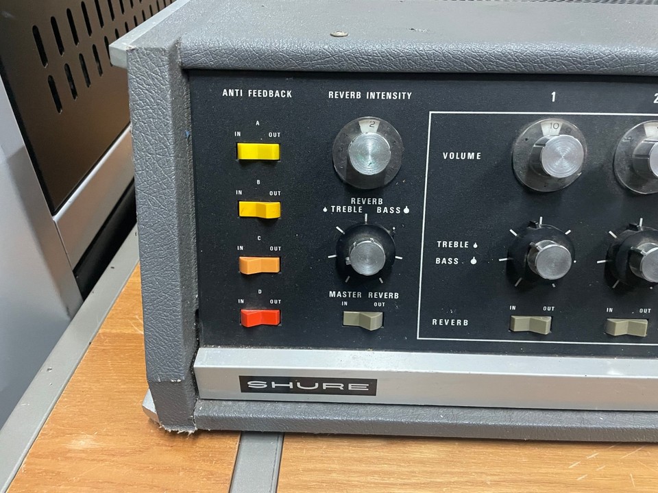 vintage Shure brothers vocal master control console model VA 302-C | eBay