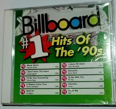 Billboard #1 Hits Of The ‘90s-CD-Various Artists-Rock-Funk/Soul-Pop-New ...