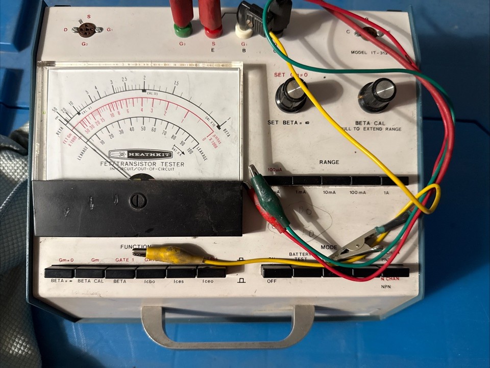 HeathKit Model IT-3120 FET/Transistor Tester With Cables. Vintage | eBay