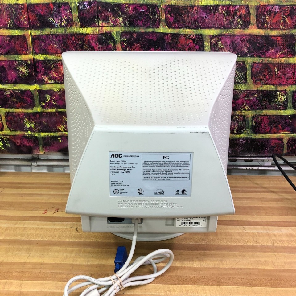 AOC Envision CT700G 17" CRT Computer Monitor 1024 x 768 @ 60Hz for ...