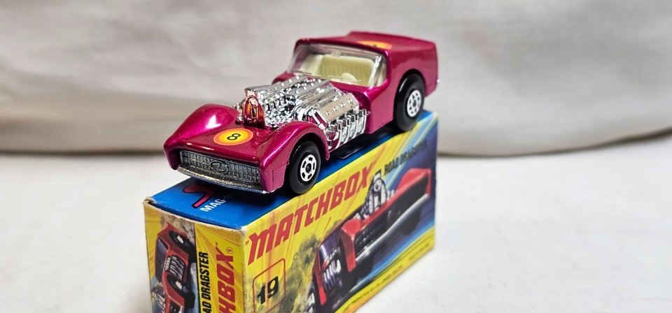 matchbox vintage superfast No 19, road dragster, original box | eBay UK