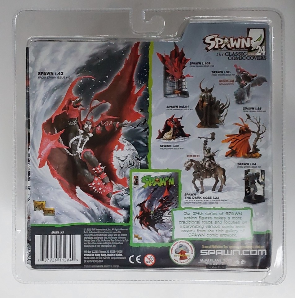 SPAWN i.43 Classic Comic Covers Series 24 McFarlane Toys Action Figure 2003 | eBay