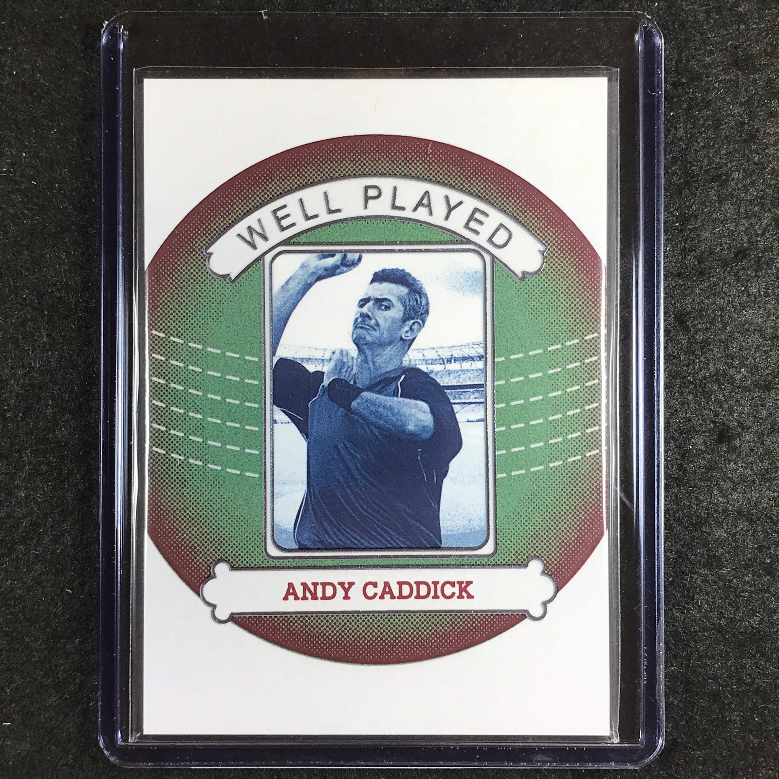 2024 Futera Vintage Cricket ANDY CADDICK Well Played Green 8/9 #18 | eBay