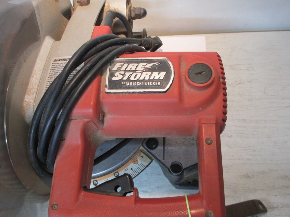 Black and Decker FS1500CMS Fire Storm Compound Miter Saw 10" | eBay
