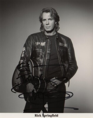 Rick Springfield- Signed Photograph | eBay