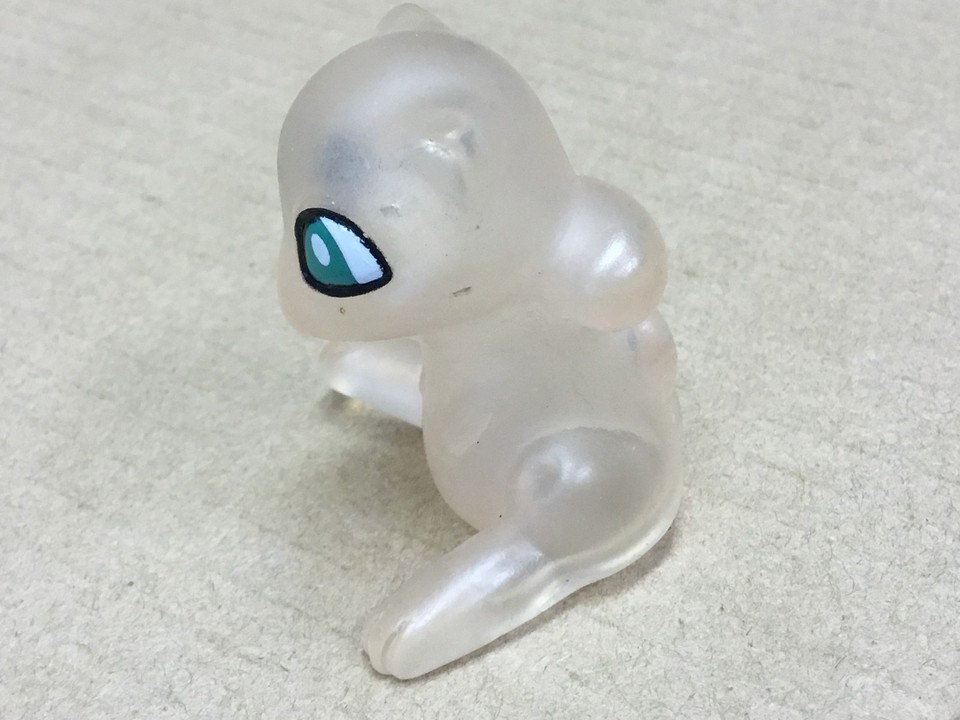 1996 Pokemon Finger Puppet Clear Mew Figure Gotta Catch Them All ...