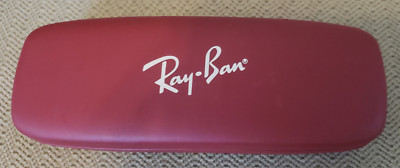 Ray Ban Hard Case Only Maroon 6"x2" | eBay