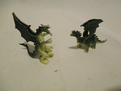 2 D&D mini GREEN DRAGON WYRMLING Dungeons & Dragons Miniature About 2 ...