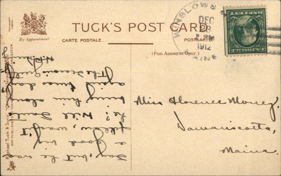 Christmas - Victorian Romance TUCK 4820 c1910 Postcard | eBay