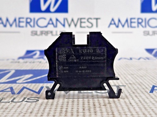 MORSETTITALIA EURO 2.5 BLACK TERMINAL BLOCK LOT OF 7 | eBay