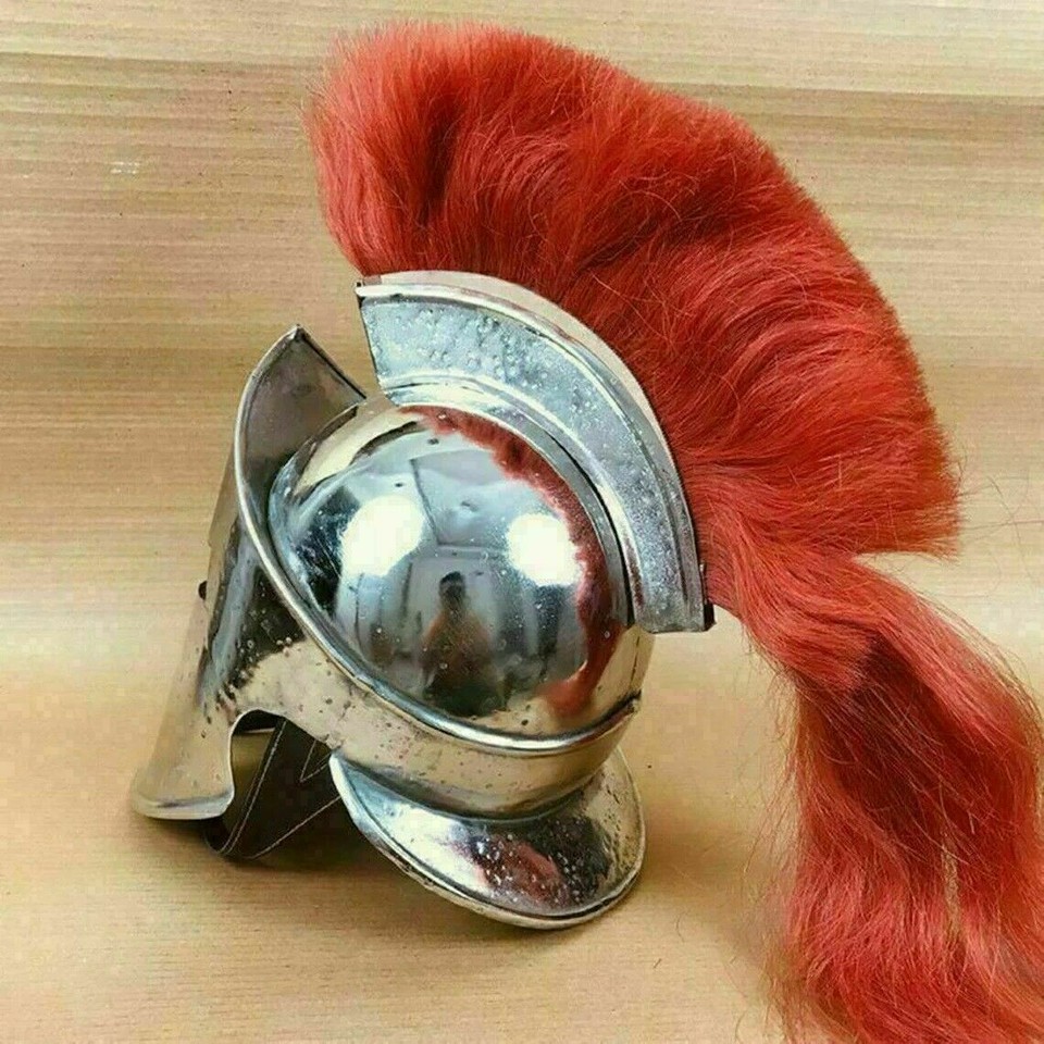 DGH® Medieval 300 SPARTAN Helmet With Plume Ancient king Leonidas Armor ...