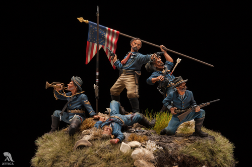 George Custer Battle of Little Bighorn Painted Tin Toy Soldier Pre-Sale ...