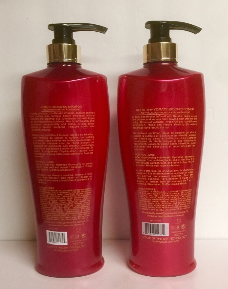 Bio Keratin Luxury Collection Hydrating Shampoo & Conditioner 33.8 fl ...