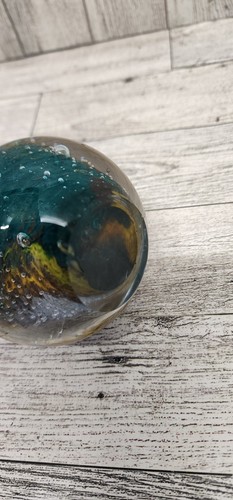 Unique Controlled Bubble Crystal Paperweight Hand Made | eBay