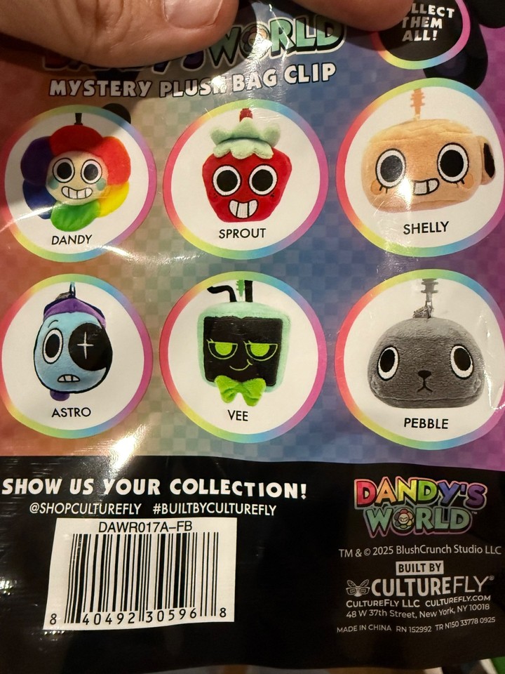 Dandy’s World Mystery Plush Bag Clip Blind Bag. Individual bag only. | eBay