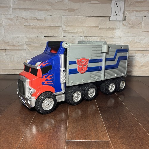Optimus Prime Battle Rig Truck Blaster 2006 Hasbro Nerf Transformers No ...