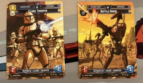 1x SWU Galactic Championship Clone Trooper Battle Droid Promo Token | eBay
