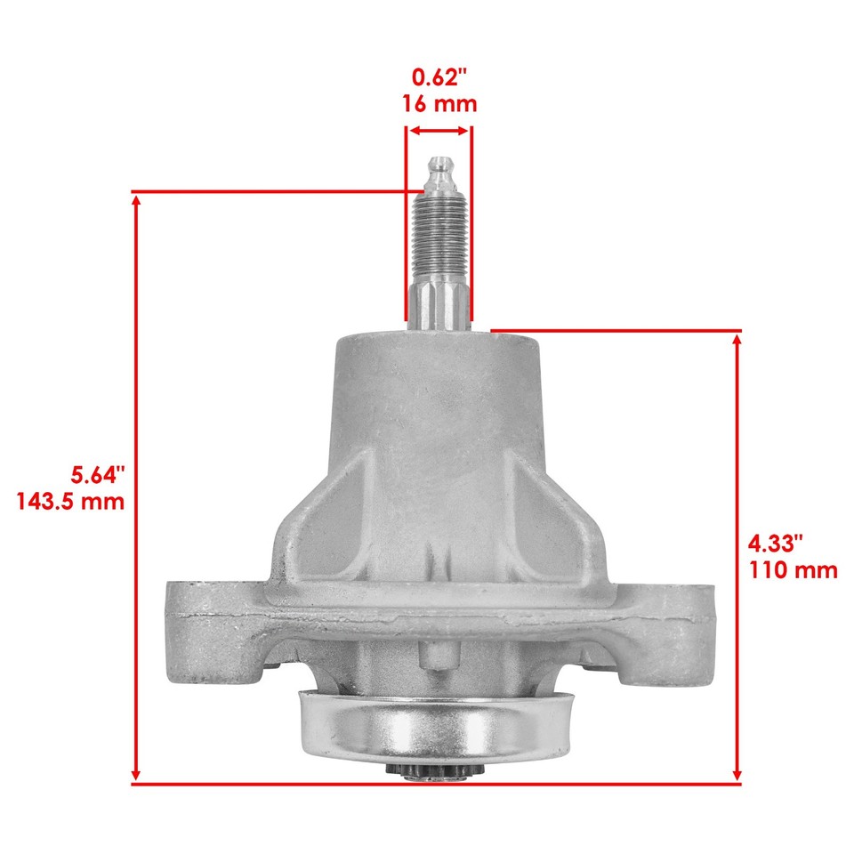 48" Deck Spindle Blade Pulley Belt Rebuild Kit for Husqvarna YTH1848XP ...