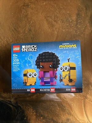 Lego 40421 BrickHeadz Minions Belle Bottom, Kevin, and Bob - Brand New ...