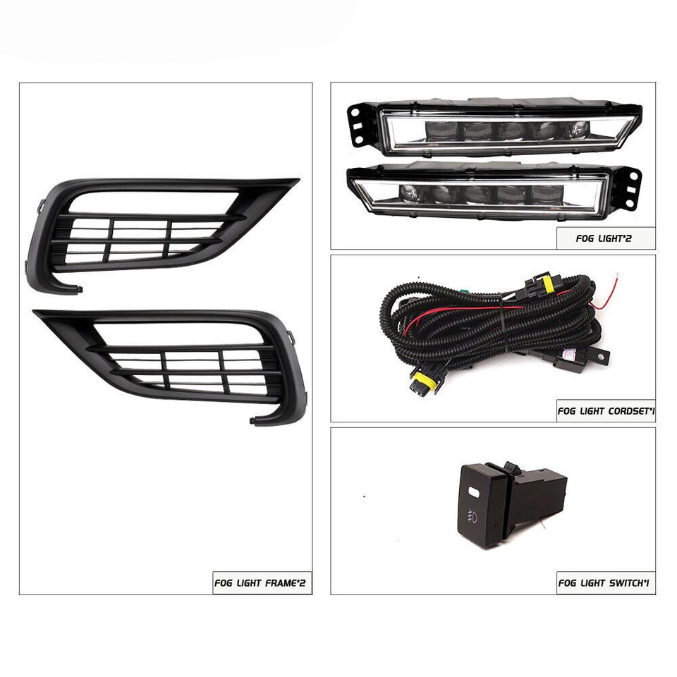 For 2019-2022 Honda Insight Fog Light Set Front Bumper Fog Light ...