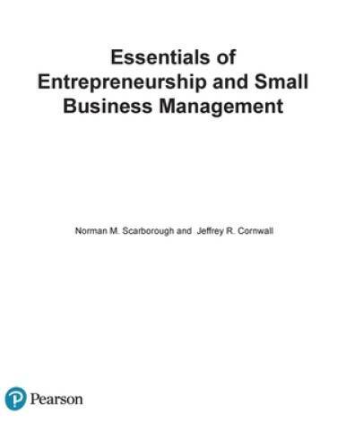 Essentials of Entrepreneurship and Small Business Management (9th ...