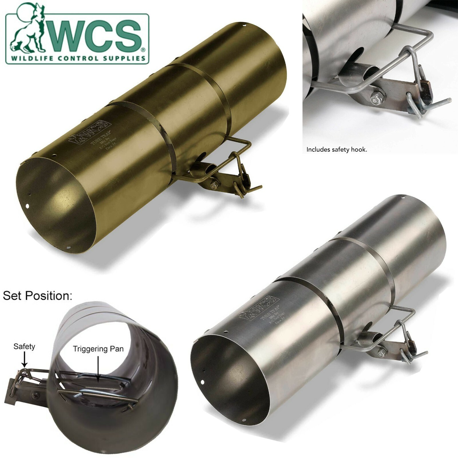 Authentic WCS Tube Traps - Squirrel Pest Control - Choose Model & Size ...