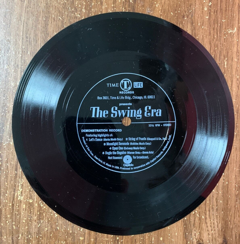 "The Swing Era" Time-Life Records Flex Vinyl Promo Record | eBay