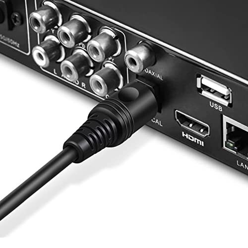 TNP Digital Optical Audio Cable 6 Feet S/PDIF Fiber Optic Cable Toslink ...