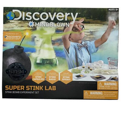 Discovery STEM Super Stink Lab Stink Bomb Science Experiment Set, NEW ...