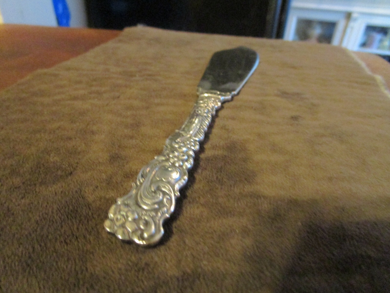 Vintage Prima NY Silver Plate Ornate Fish Knife 9" Long Sweden | eBay