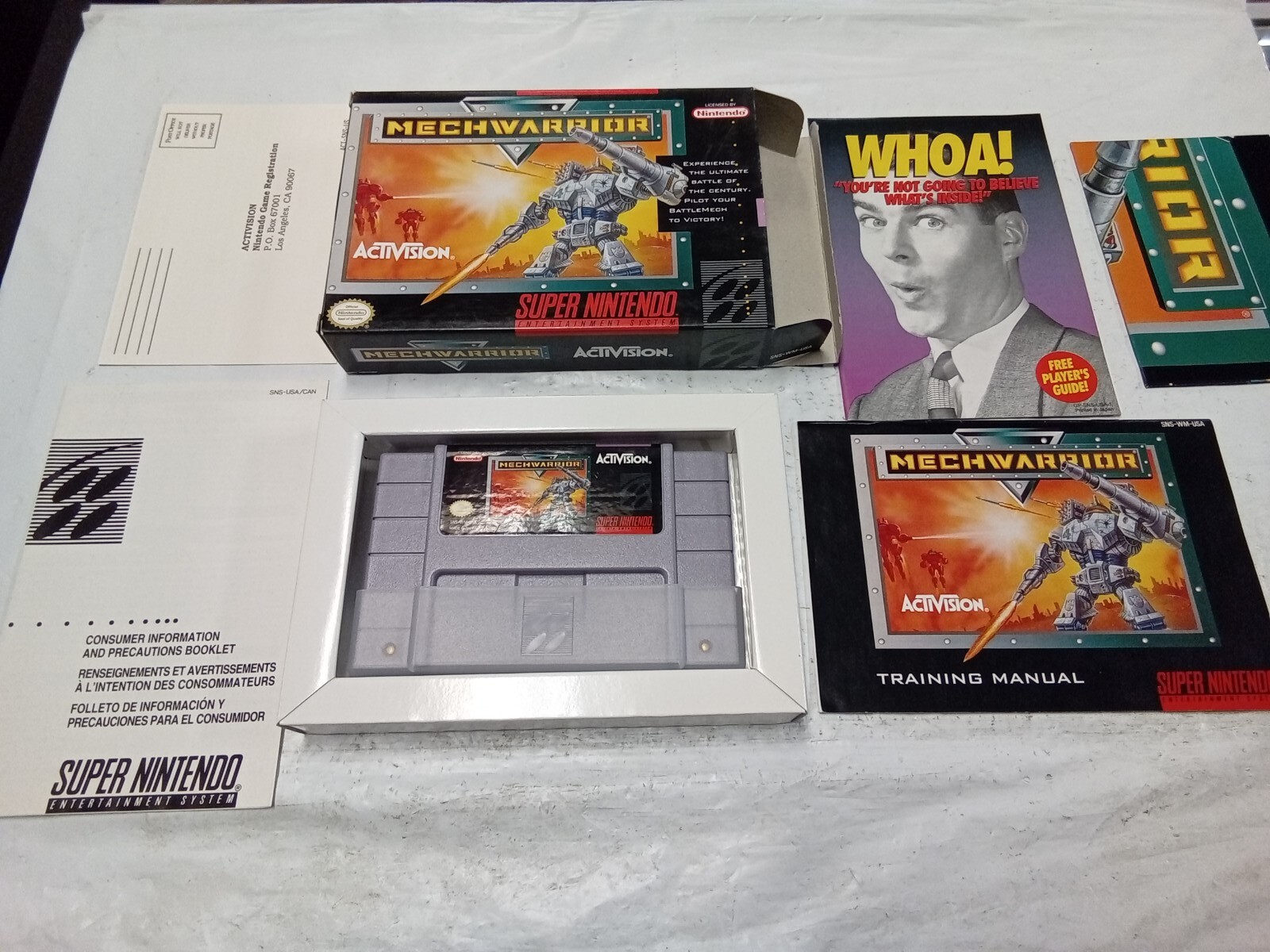MechWarrior (Super Nintendo Entertainment System, 1992) for sale online ...