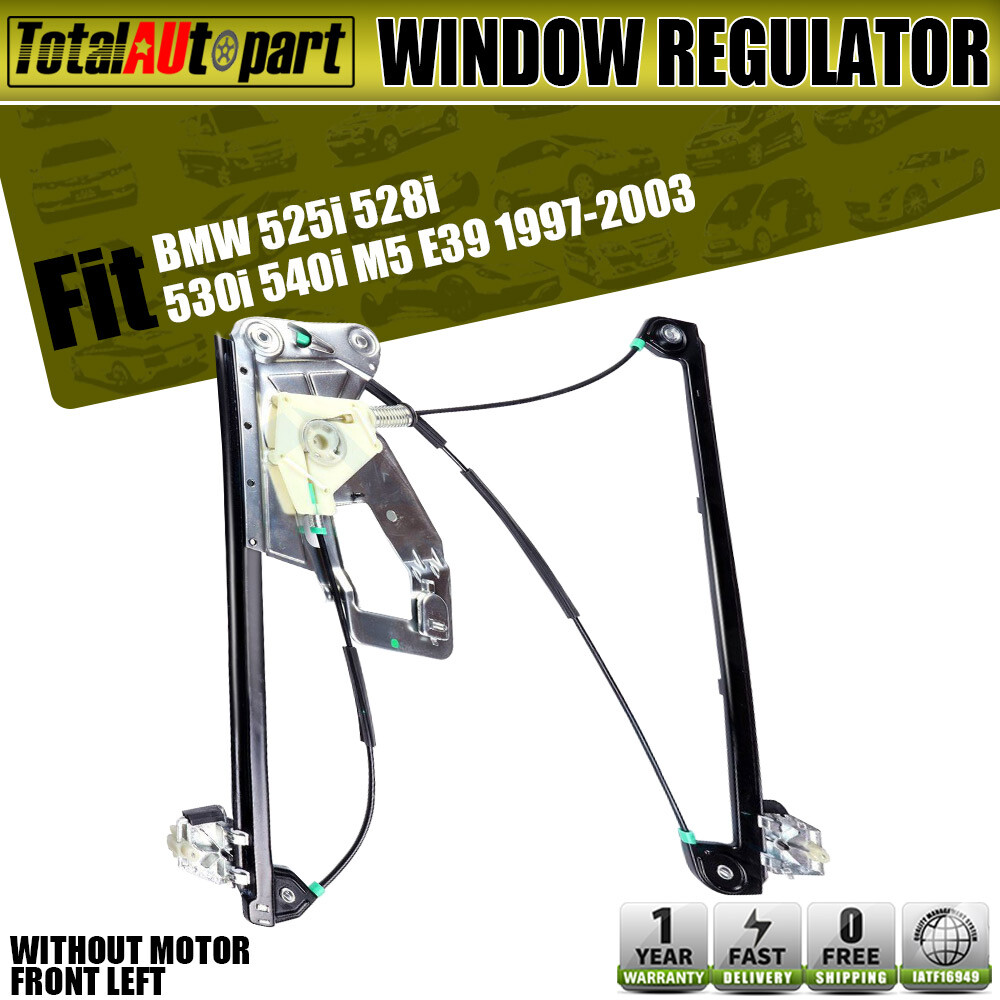 Power Window Regulator Front Left for BMW E39 525i 528i 530i 540i M5 ...