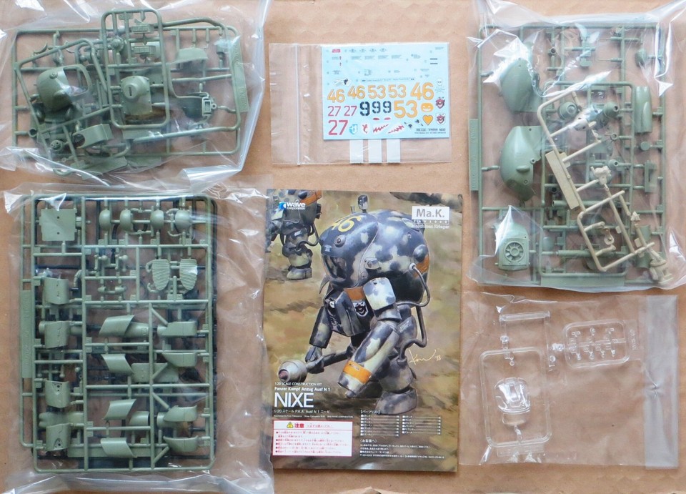 Wave Nixe Panzer Kampf Anzug N1 1/20 Scale Model Kit Sf3D Maschinen ...