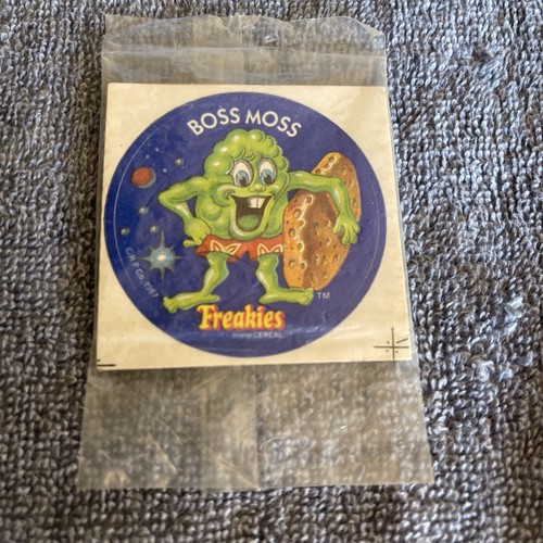 Vintage RALSTON FREAKIES Cereal Boss Moss Sticker, unopened | eBay