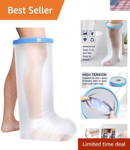 Adult Leg Cast Protector - Super Waterproof Cover for Thigh Sizes 21.65 ...