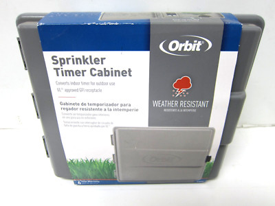 Orbit 57095 Outdoor-Mounted Sprinkler Controller Timer Cabinet Box, w ...