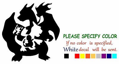 Pokemon Charizard Graphic Die Cut decal sticker Car Truck Boat Window 6 ...