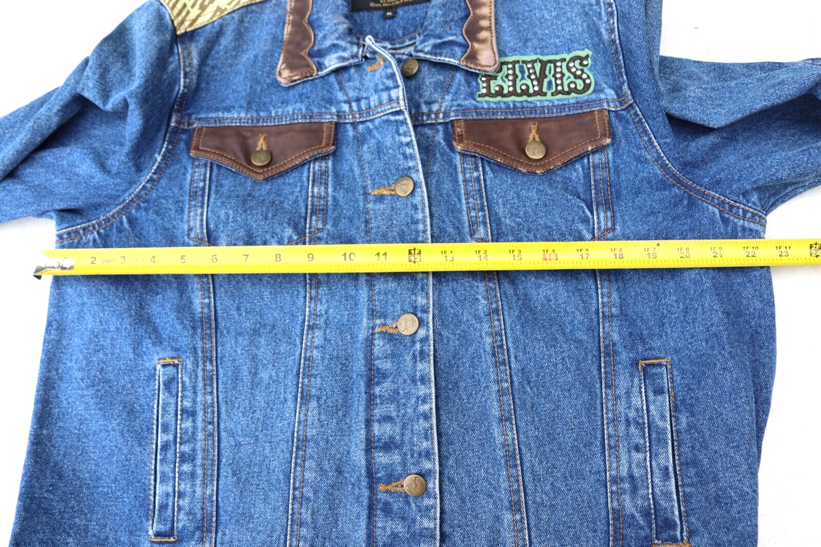 Rare EXCELLED OUTERWEAR ELVIS PRESLEY AUTHENTIC DENIM… - Gem