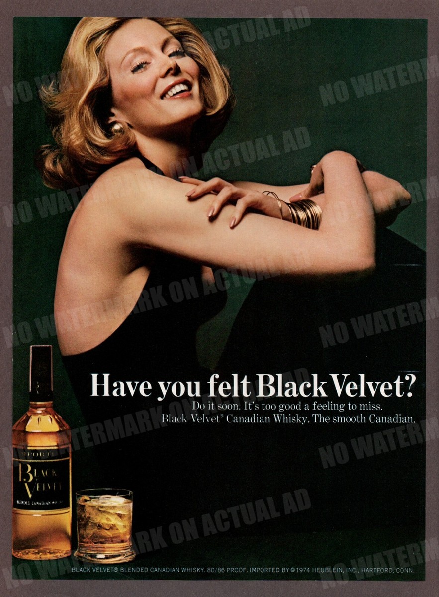 Black Velvet Whiskey Ads