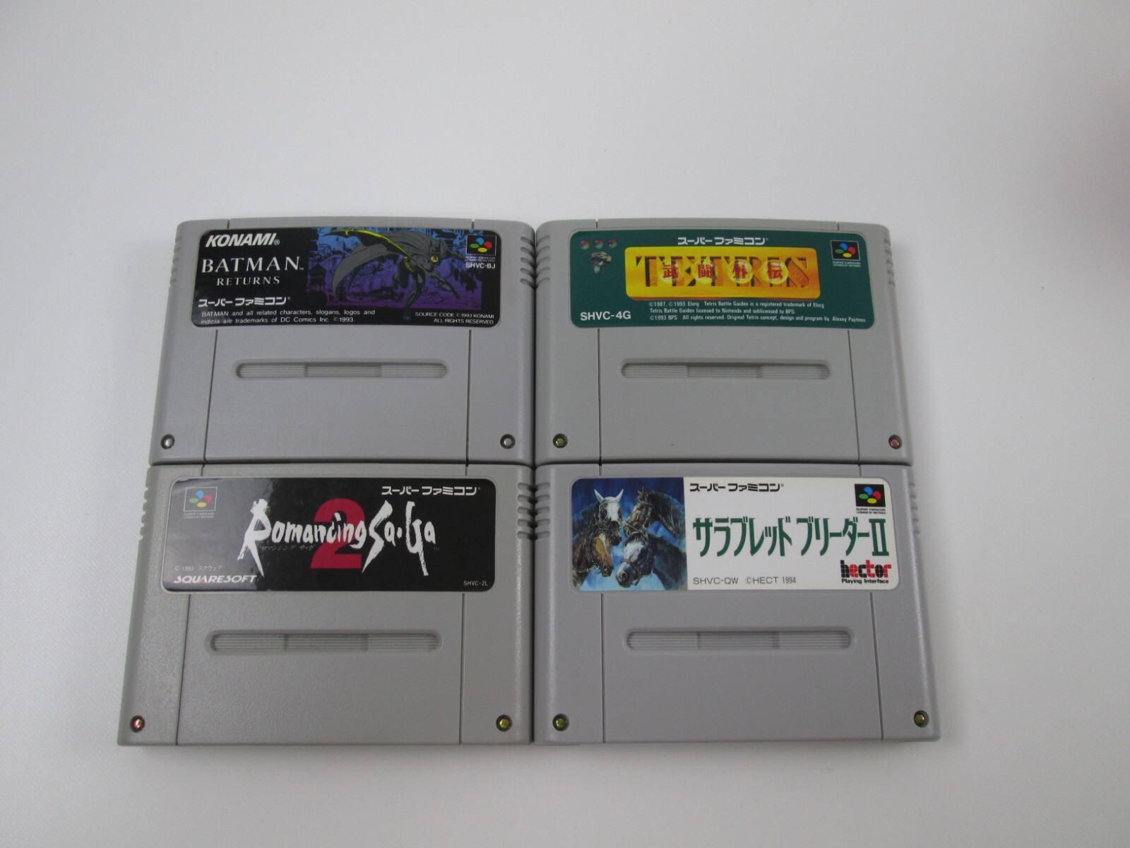 4 games Batman Tetris SET Super Famicom SFC Japan | eBay
