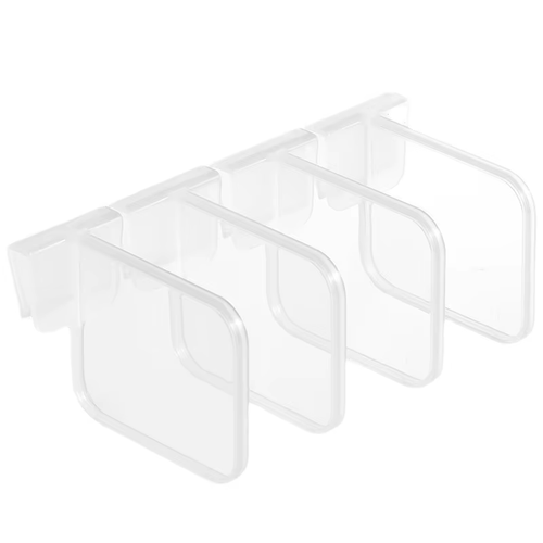 4PCS Adjustable Refrigerator Organizer Shelf Inserts for Fridge Kitchen ...
