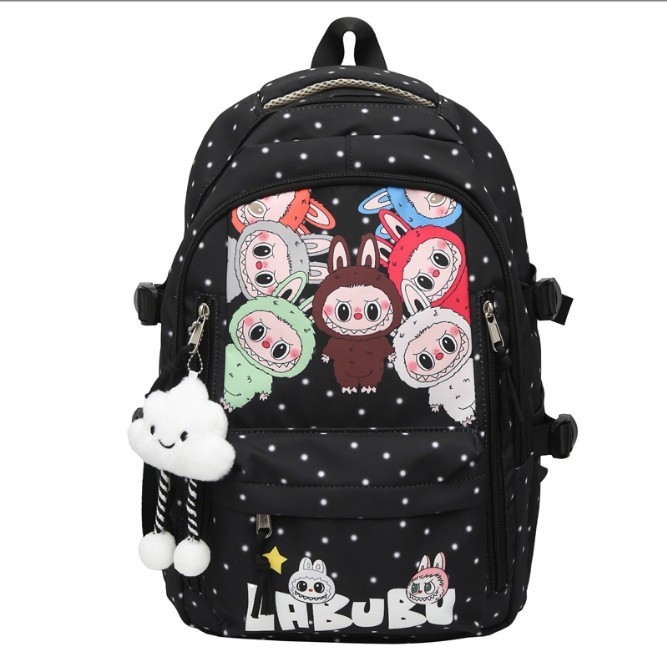 42cm New Labub- Bag Cartoon School For Girls Kids Large Capacity ...