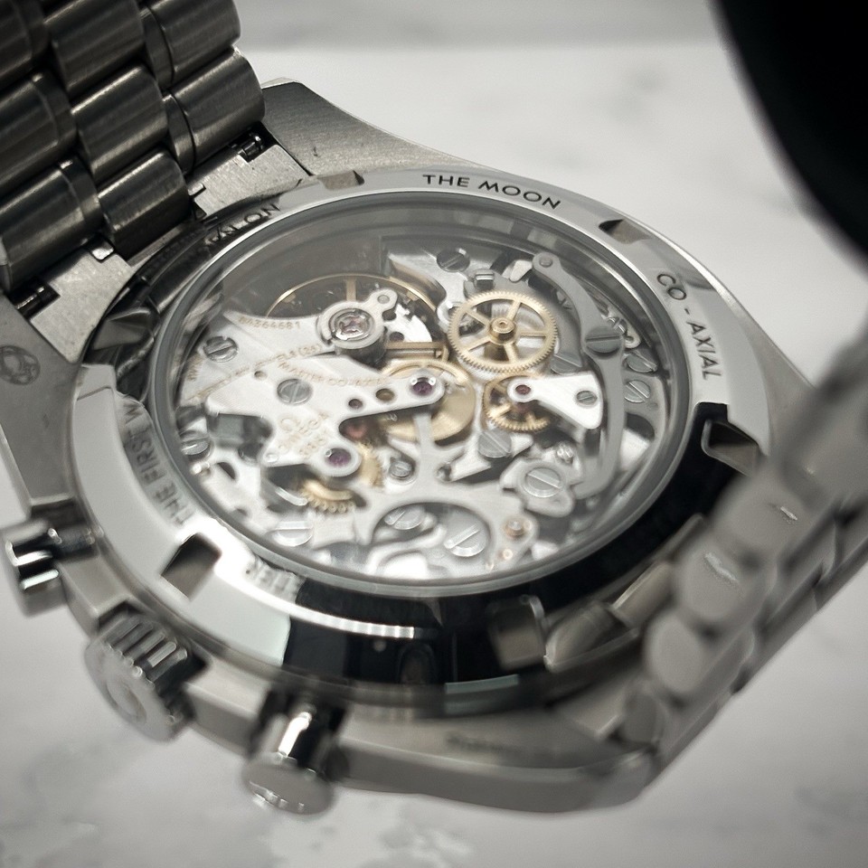 Omega Speedmaster Moon Watch Professional White Dial-Cal 3861 Master ...