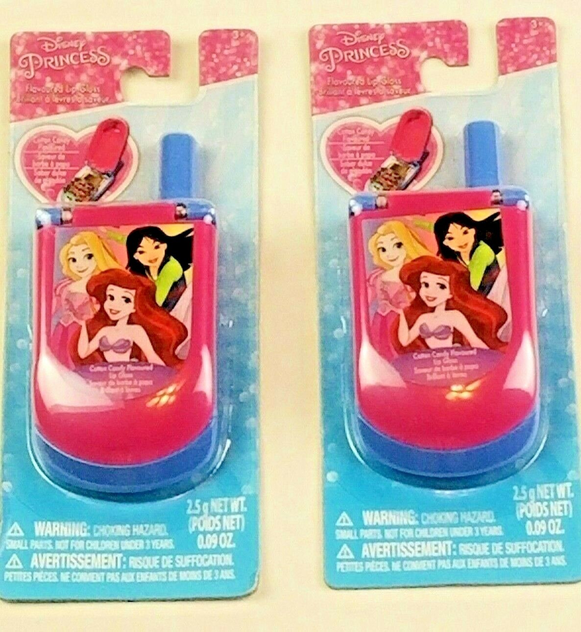 Disney Princess Cell Phone Lip Gloss Compact ( Lot of 2) | eBay